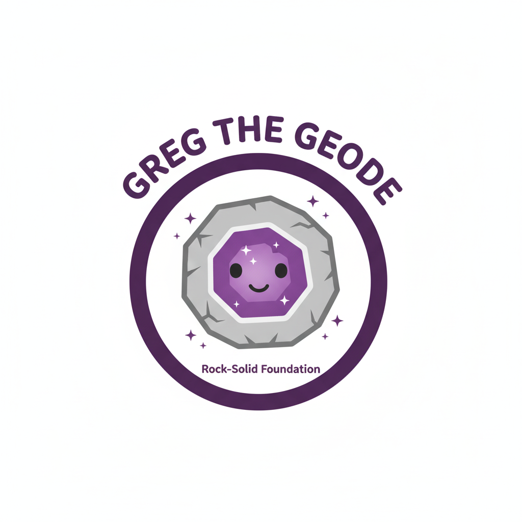 Greg the Geode | Emotional Support Geode & Nervous System Stability